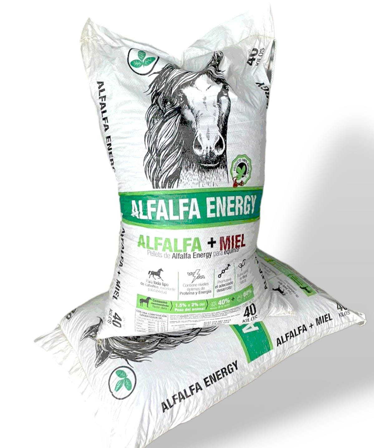 Pellet Alfalfa Energy Pacx 40 Kg Suplemento Nutricional para equinos– Tierragro
