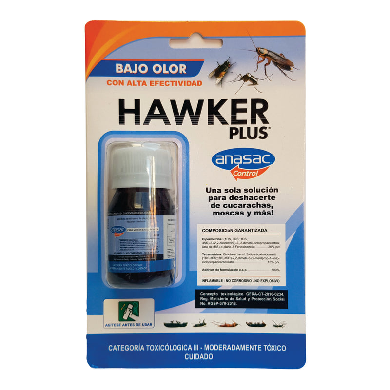 Controla plagas con eficacia: Insecticida Hawker Plus 30 ml – Tierragro