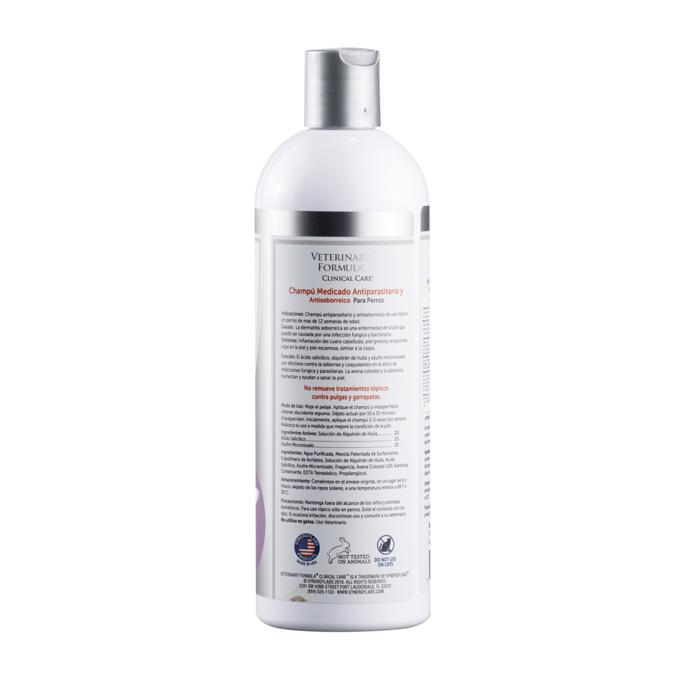 Shampoo para perros VFFC Antiparásitos 16oz – Tierragro