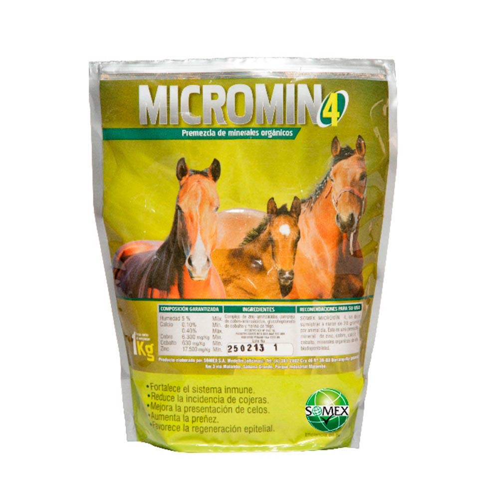 Micromin 4 equinos x 1 kilo – Tierragro