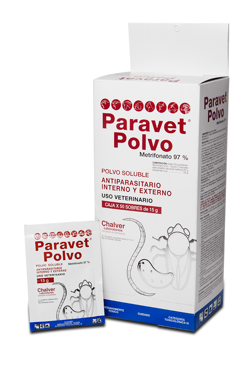 Paravet sobre x 15 gr | Farmacia Animales y Mascotas | Tierragro Colombia