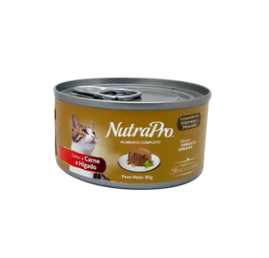 Nútrapro lata gato carne y hígado 85 gr – Tierragro