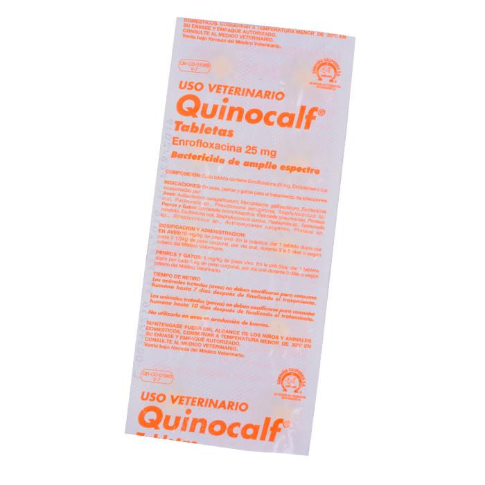 Quinocalf x 25 mg | Farmacia Animales y Mascotas | Tierragro Colombia