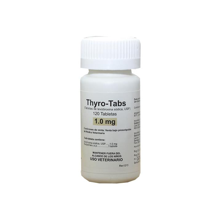 Thyro Tabs Canine 1.0 mg | Farmacia Animales y Mascotas | Tierragro ...